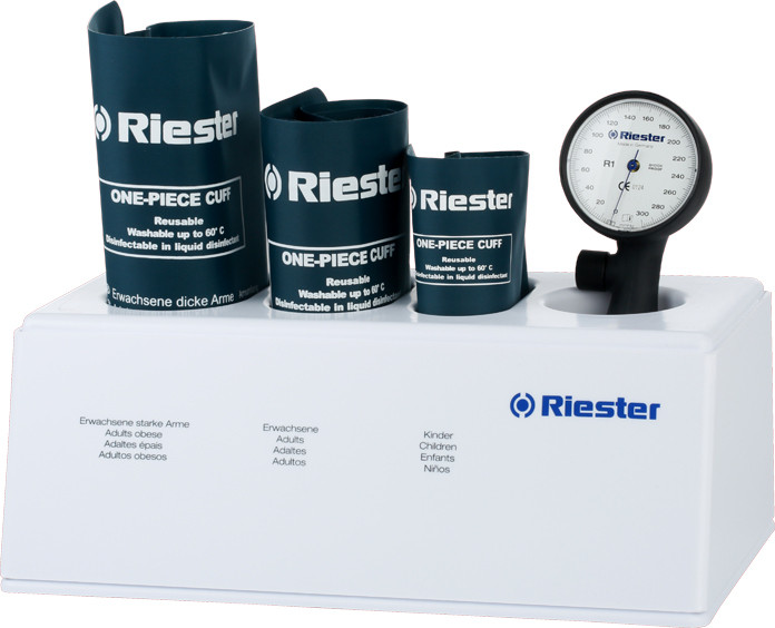 Riester R1 shock-proof® Set with storage box & 3 LATEX FREE velcro ...