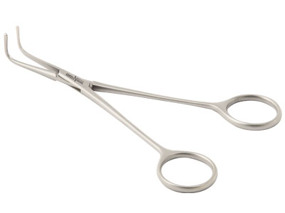 Waterston Dissecting Forceps, Angled, with Bulbous Tip